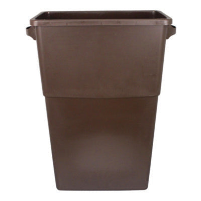 Impact® Thin Bin Containers, 23 gal, Polyethylene, Brown