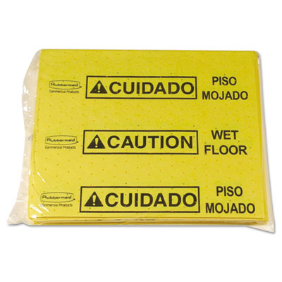 Rubbermaid® commercial Over-The-Spill Pad Tablet, 12 oz, 14 x 16.5, 25
