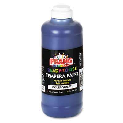Prang® Ready-to-Use Tempera Paint, Violet, 16 oz Dispenser-Cap Bottle ...