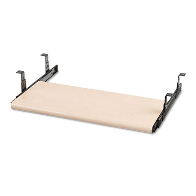 Hon® Slide-Away Keyboard Platform, Laminate, 21.5w x 10d, Natural Mapl ...