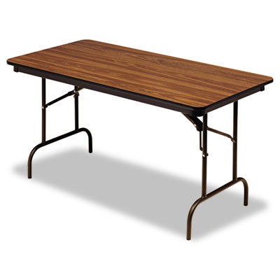 Iceberg OfficeWorks Commercial Wood-Laminate Folding Table, Rectangula ...