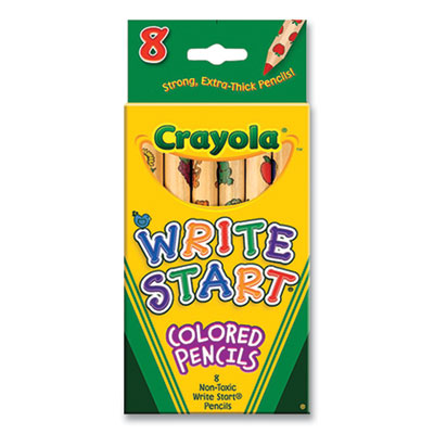 Crayola® Write Start Colored Pencils, 5.33 mm, Assorted Lead and Barre