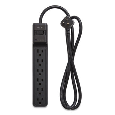 Nxt technologies™ Surge Protector, 6 AC Outlets, 4 ft Cord, 600 J, Bla ...