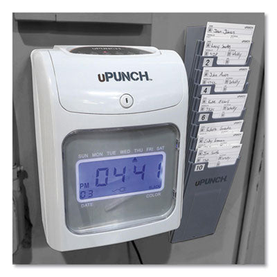Upunch™ UB2000 Electronic Calculating Time Clock Bundle, LCD Display ...