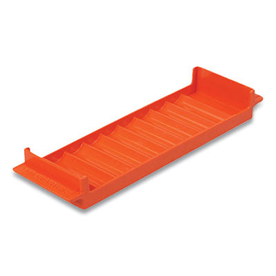 Controltek® Stackable Plastic Coin Tray, Quarters, 10 Compartments, De ...