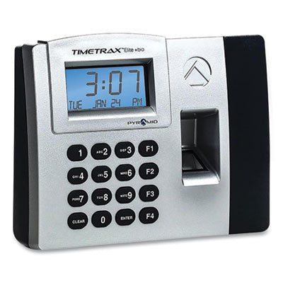 Pyramid technologies TimeTrax Elite Biometric Time Clock, 50 Employees