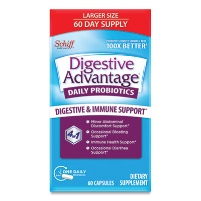 Digestive advantage® Daily Probiotic Capsule, 60 Count – Wynn Depot