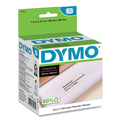 Dymo® LabelWriter Shipping Labels, 2.12" x 4", White, 220 Labels/Roll