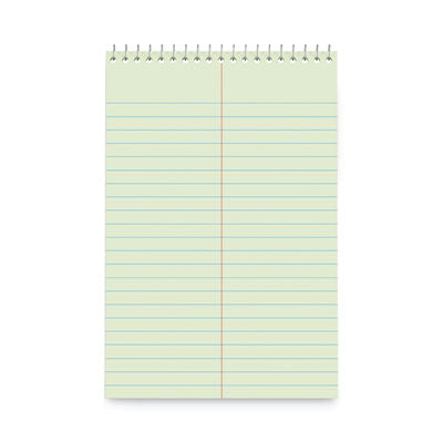 Universal® Steno Pads, Gregg Rule, Red Cover, 80 Green-Tint 6 x 9 Shee ...