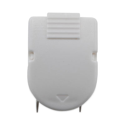 Advantus Wall Clips for Fabric Panels, 40 Sheet Capacity, White, 50/Bo