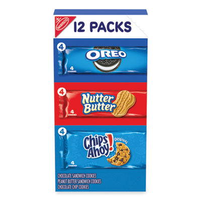 Nabisco® Variety Pack Cookies, Assorted, 20 oz Box, 12 Packs/Box – Wynn ...