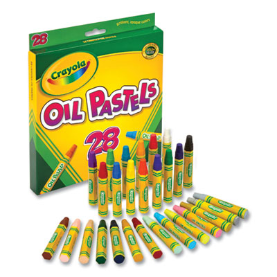 Crayola® Oil Pastels, 28 Assorted Colors, 28/Pack – Wynn Depot