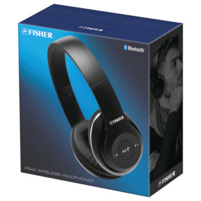 Fisher® Peak Wireless Headphones, Black – Wynn Depot