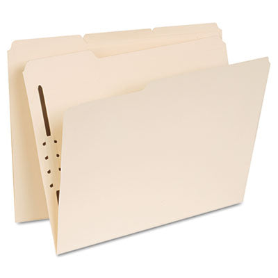 Universal® Reinforced Top Tab Fastener Folders, 0.75" Expansion, 1 Fas ...