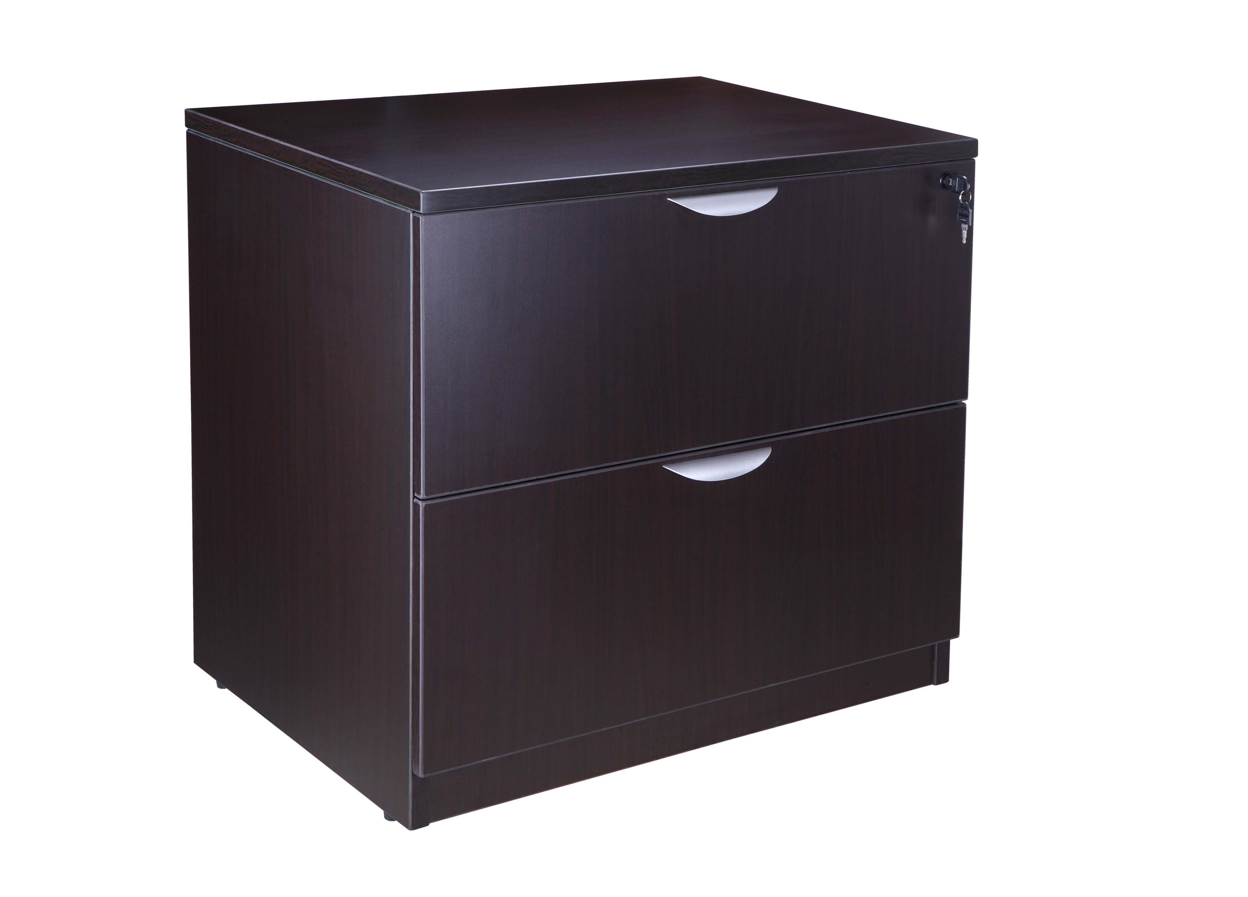 Boss 2-Drawer Lateral File, Mocha